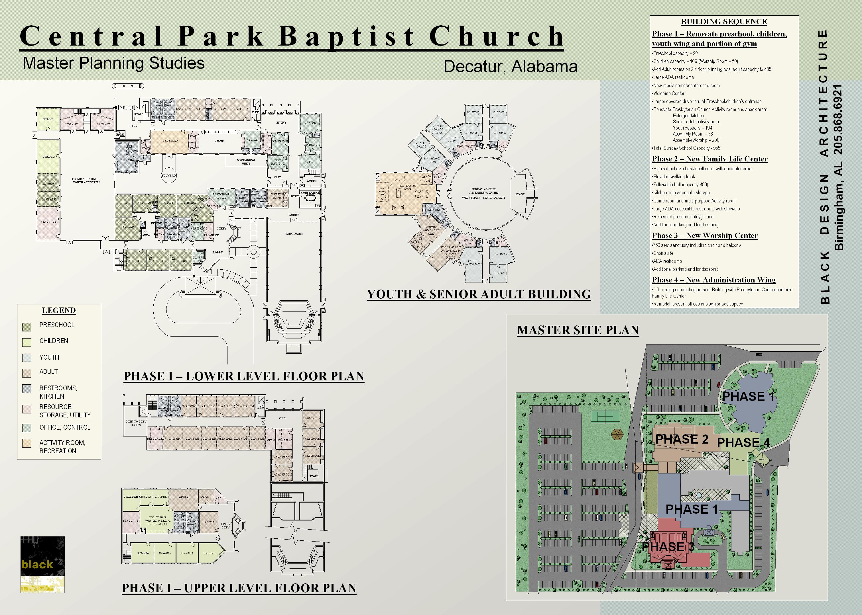 Church Master Planning – Black Design Architecture